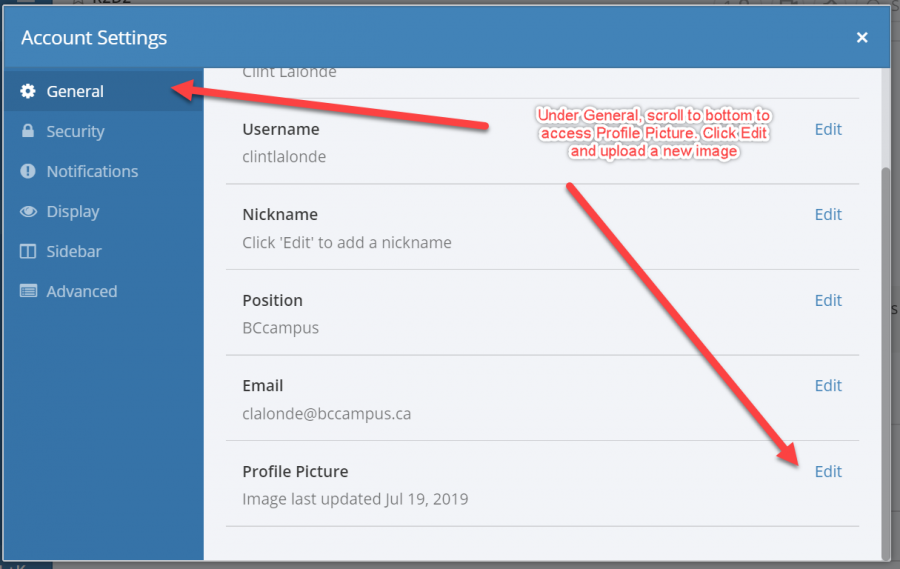 Add a profile picture in Mattermost – OpenETC